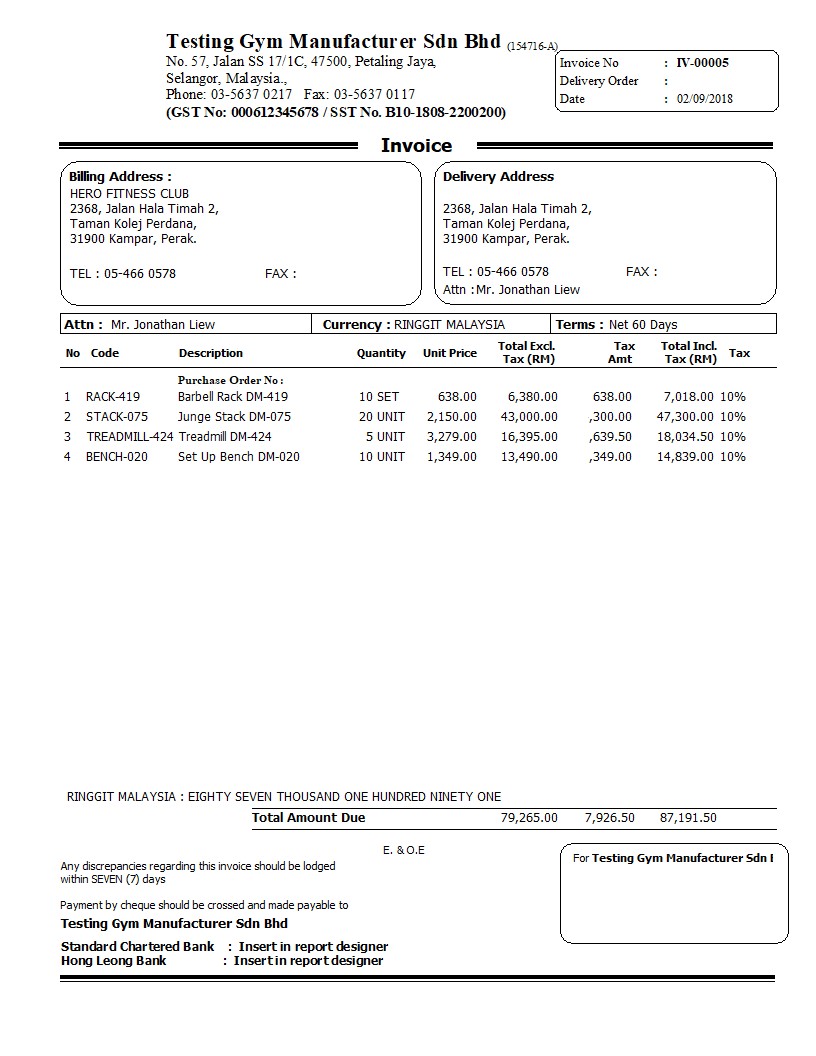 Template Detail E Stream MSC