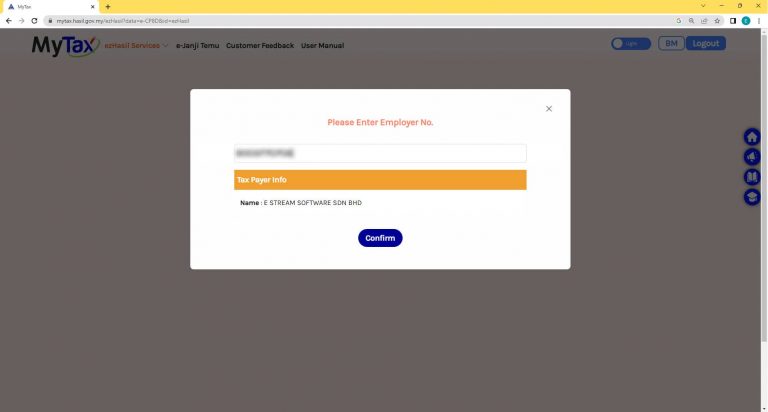 [2023] CP8D Online Submission via Mytax | LHDN Borang E