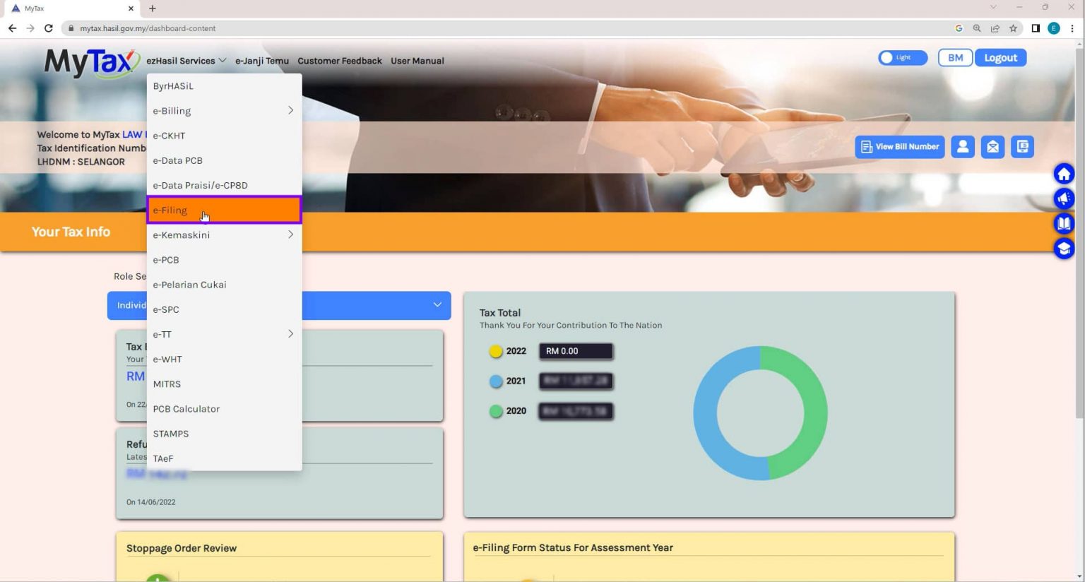 [2023] CP8D Online Submission via Mytax | LHDN Borang E