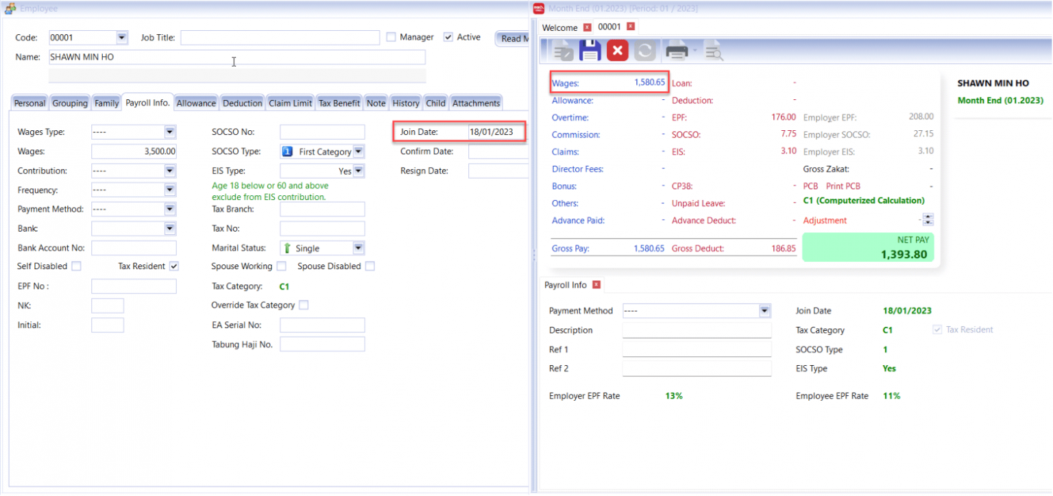 Unpaid Leave Calculation in Malaysia by 26 or 30 days?
