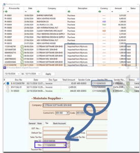 Purchase Invoice Import: Easy E-Invoice Entry | E Stream MSC
